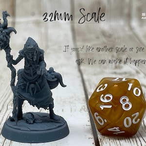 Prop Baba Yaga House Miniature: D&D 5e, Pathfinder, 32mm Scale, Primed ...