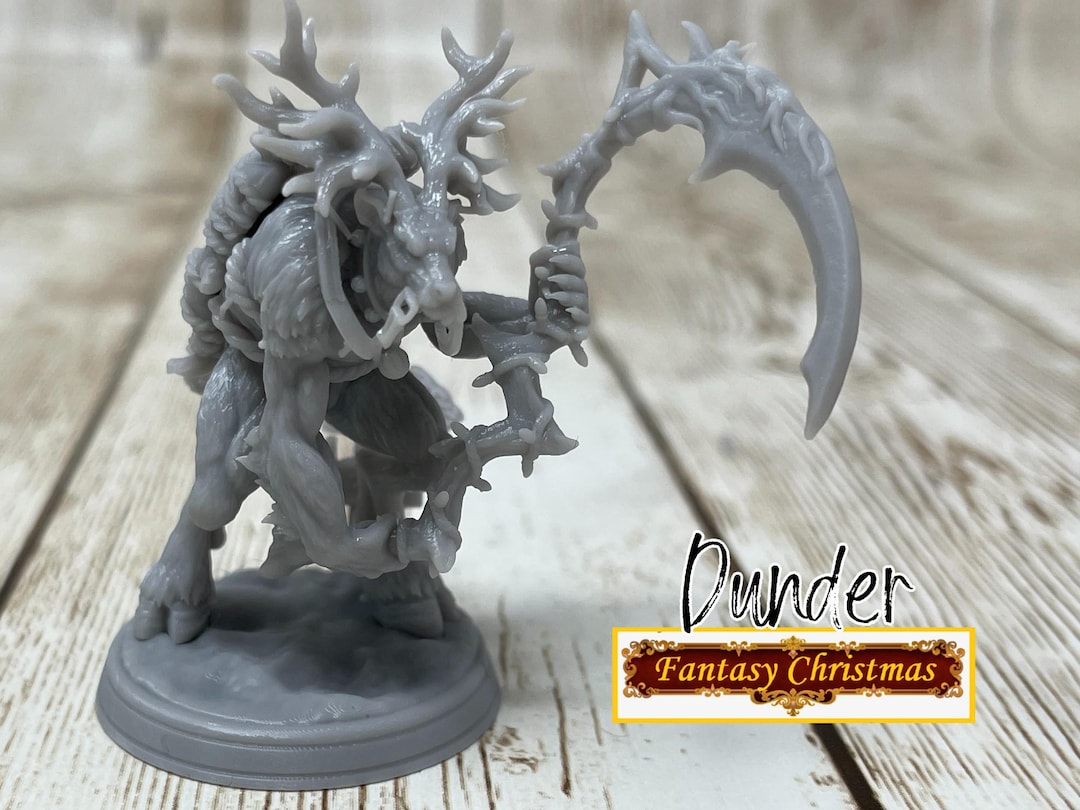 Dunder | Reindeer | Santa | Male | Fantasy Christmas | Tabletop ...