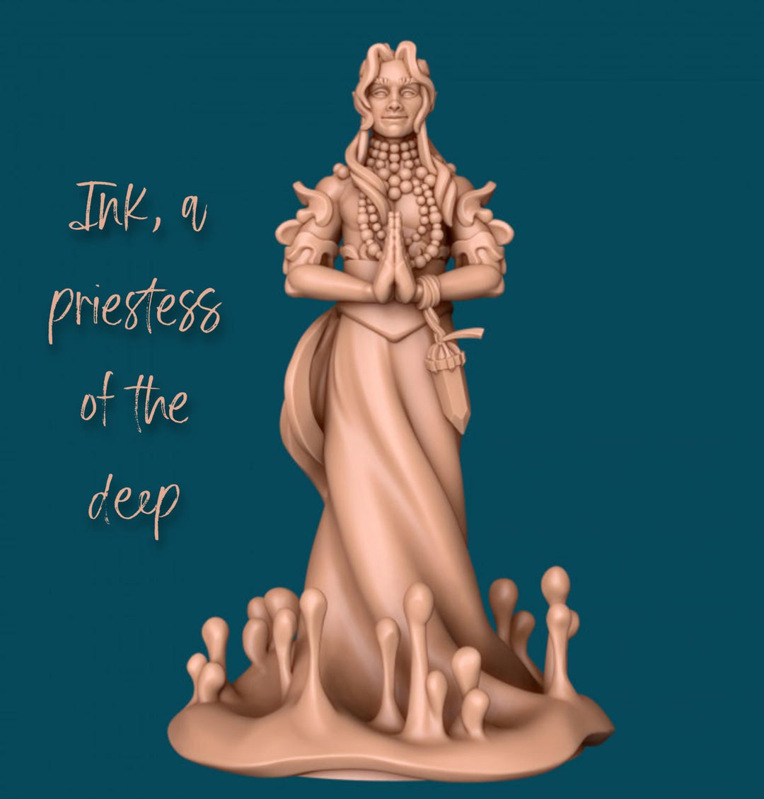 Ink, a Priestess of the Deep | Male/female | Magic User | Tabletop ...