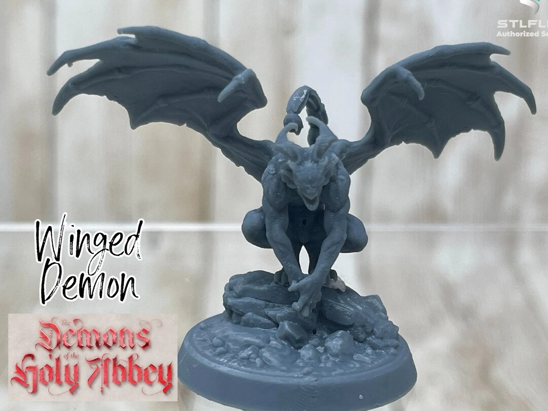 Winged Demon | Monster | Devil | Male/female | Tabletop Miniatures ...