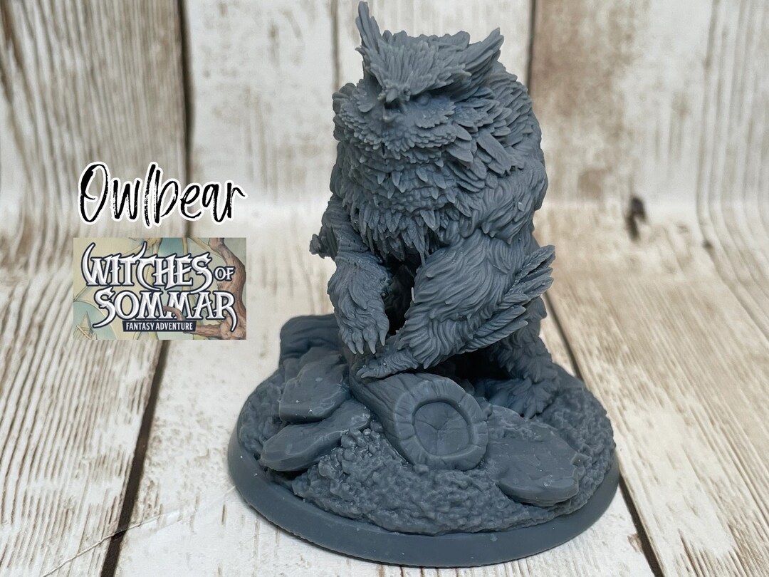 Owlbear Monster Familiar Male/female Witches of Sommar Tabletop ...