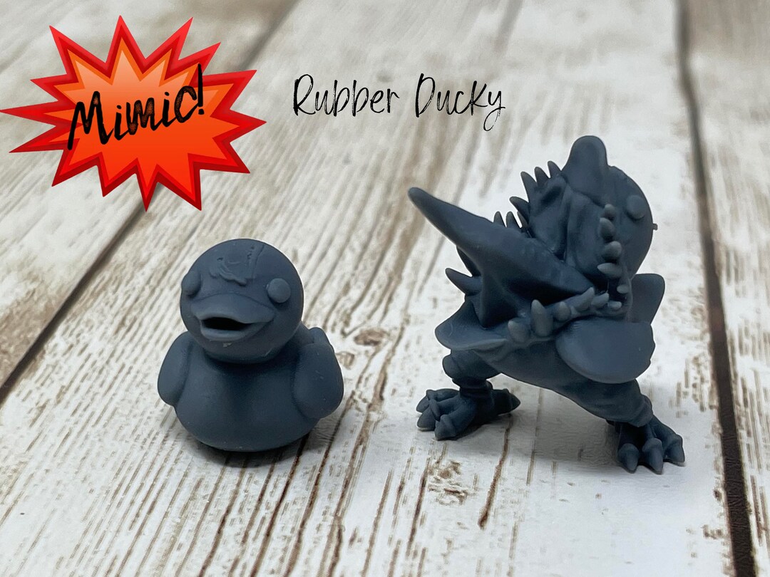Prop Rubber Ducky Mimic Monster Miniature: D&D 5e, Pathfinder, 32mm ...