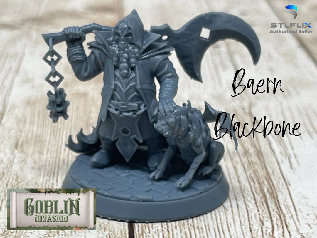 Baern Blackbone | Dwarf W/ Pug | Dog Familiar | Fighter | Barbarian ...