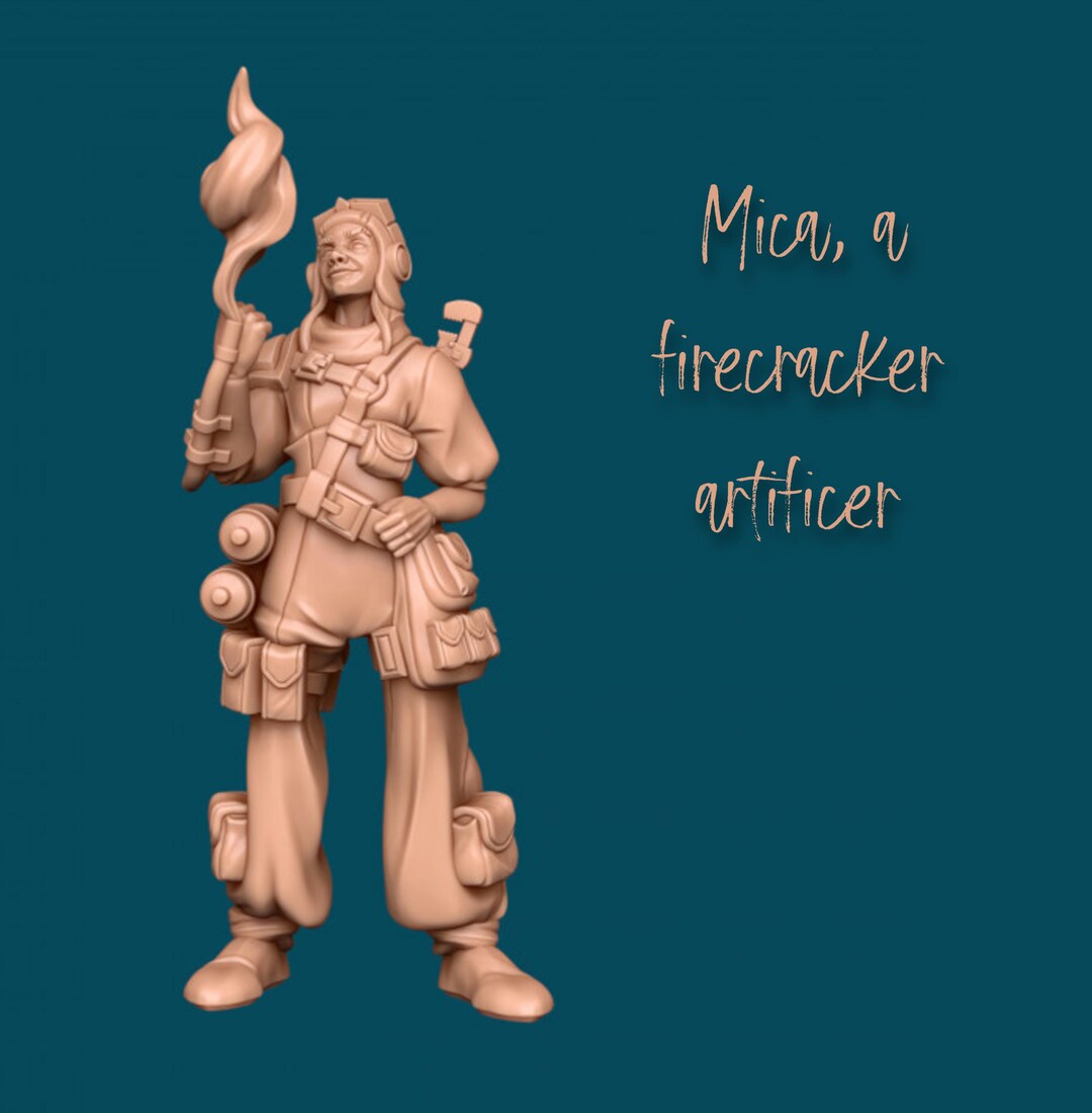 Mica, a Firecracker Artificer | Male/female | Fireworks | D&D Dungeons ...