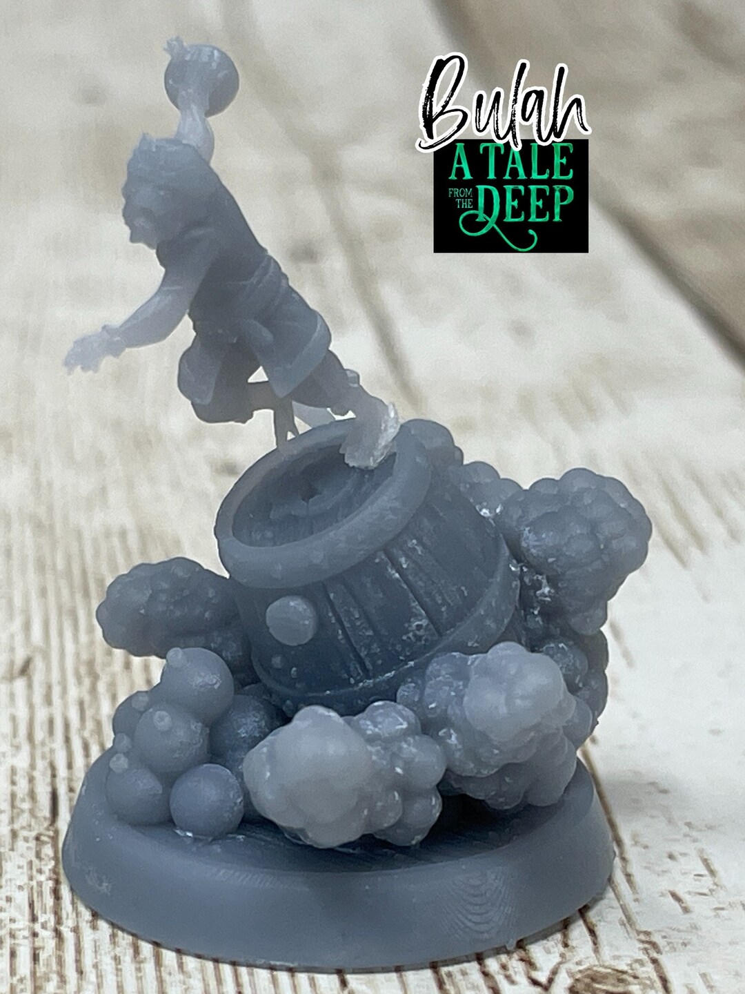 Bulah, Pirate Monkey Miniature: D&D 5e, Pathfinder, 32mm Scale, Primed ...