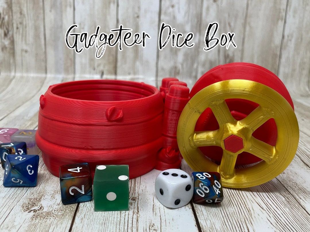 Gadgeteer Themed Dice Box | Trinket Box | USA Made | Handmade RPG Dice ...