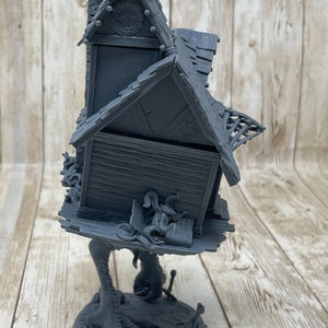 Prop Baba Yaga House Miniature: D&D 5e, Pathfinder, 32mm Scale, Primed ...