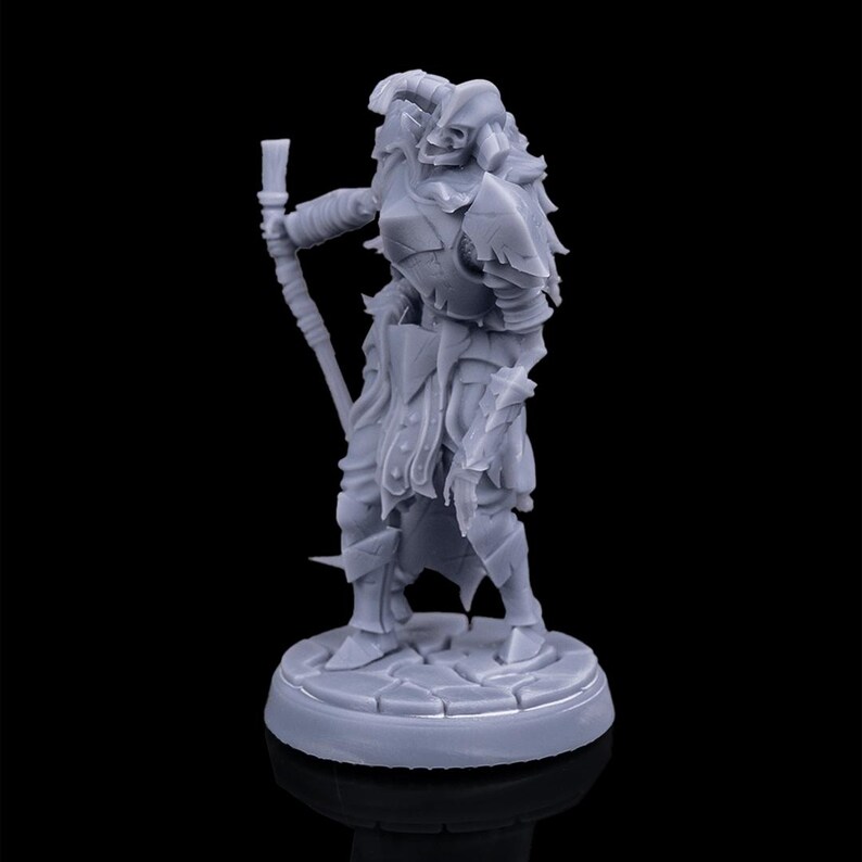 Skeletal Berserker TTRPG Miniature: Skeleton, D&D 5e, Pathfinder, 32mm ...
