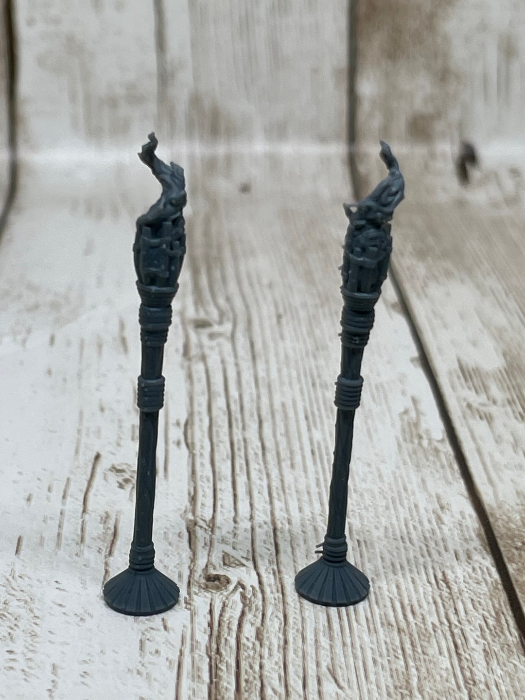 Tiki Torch Set of 2 or 4 the Cove of Swords Deep Tabletop Miniatures ...