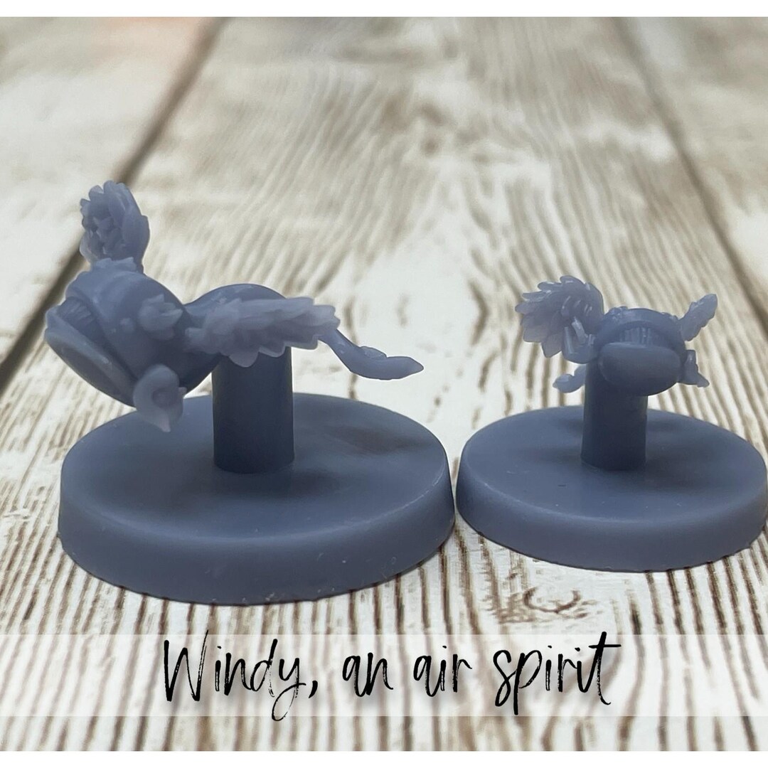 Windy, a Whale Fairy Miniature: Companion, D&D 5e, Pathfinder, 32mm ...