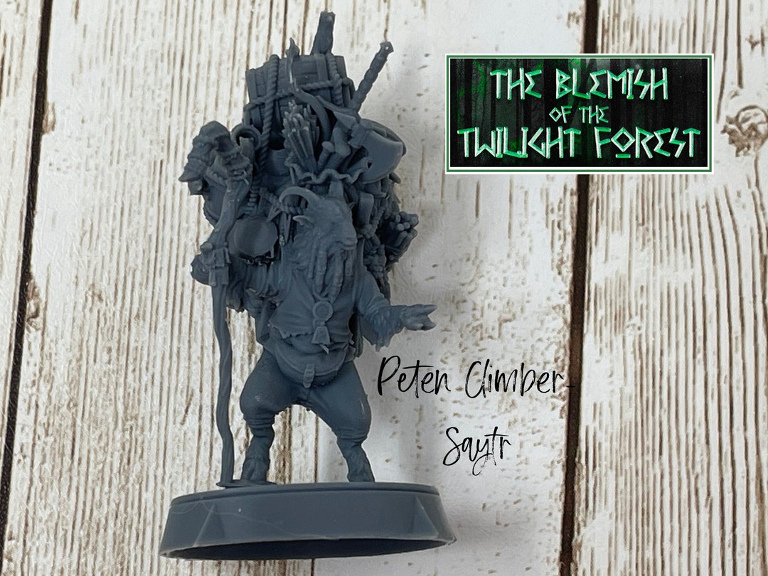 Peten Climber Satyr Druid Miniature: D&D 5e, Pathfinder, 32mm Scale ...