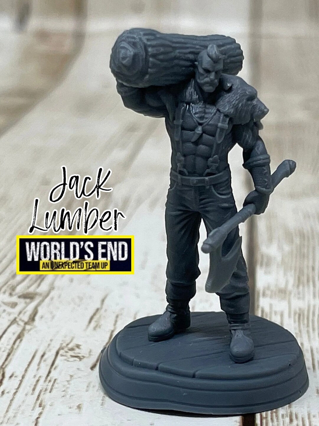 Jack Lumber, Hunter TTRPG Miniature: D&D, Dnd, Pathfinder, RPG, Primed ...