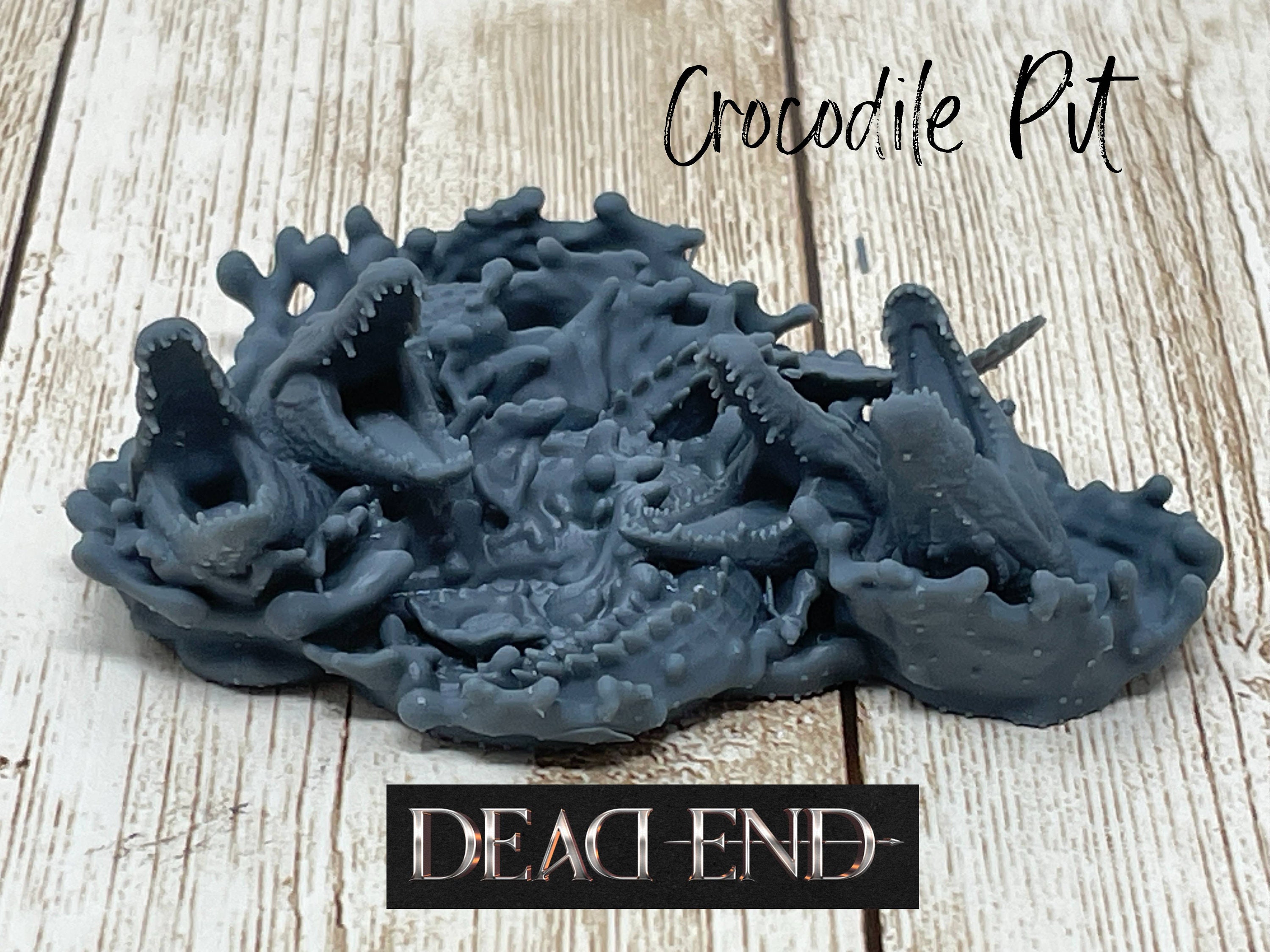 Crocodile Pit Monster Dead End Tabletop Miniatures Hero D&D Dungeons ...