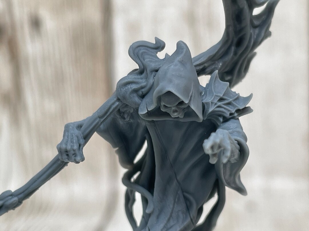 Ghost With Scythe the Graveyard of Sorrows Tabletop Miniatures D&D ...