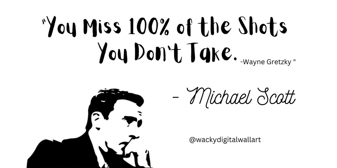 Michael Scott Quote, the Office TV Show, Printable Wall Art Instant ...