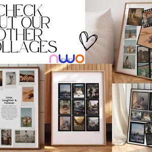 Custom Polaroid Collage Wall Art, Memory Photo Collage Print ...