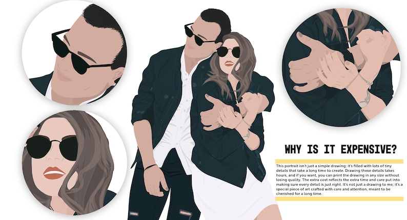 Custom Spotify Album Cover Couple Faceless Portrait From Photo ...