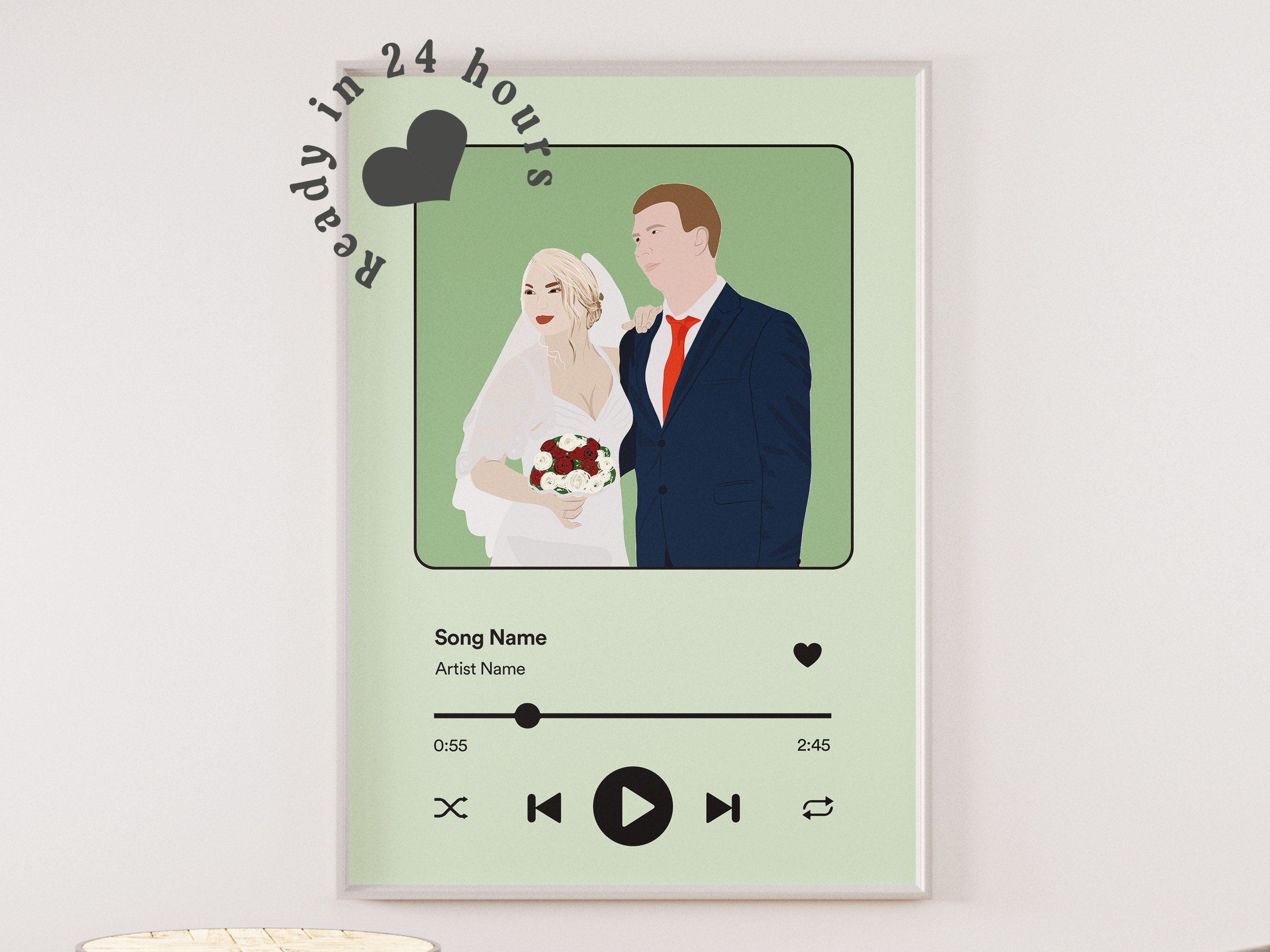 Custom Spotify Album Cover Family Faceless Portrait From Photo ...