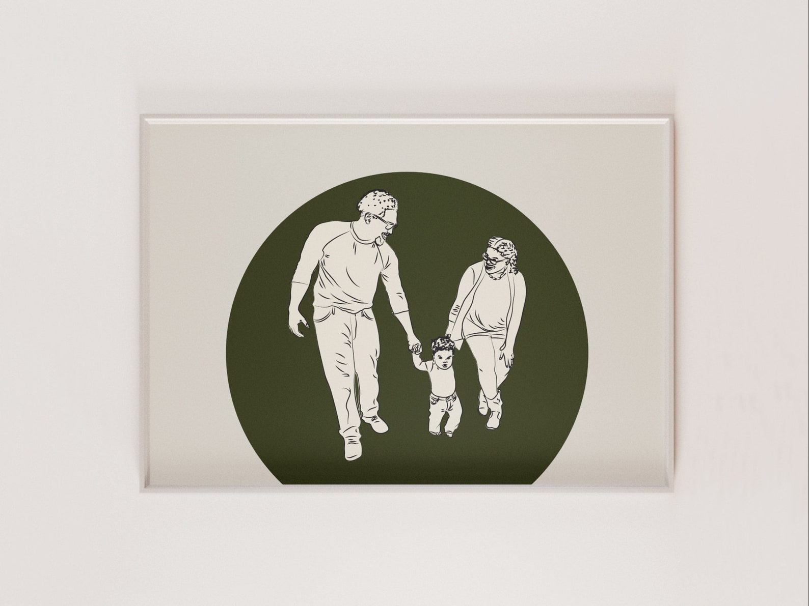 Custom Line Art Portrait Mom Gift Drawing From Photo - Etsy