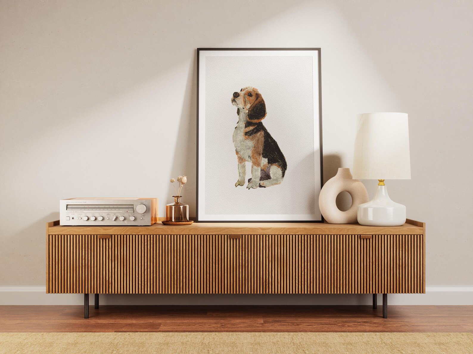 Personalized Crayon Dog Portrait - Custom Dog Art - Realistic Pet ...