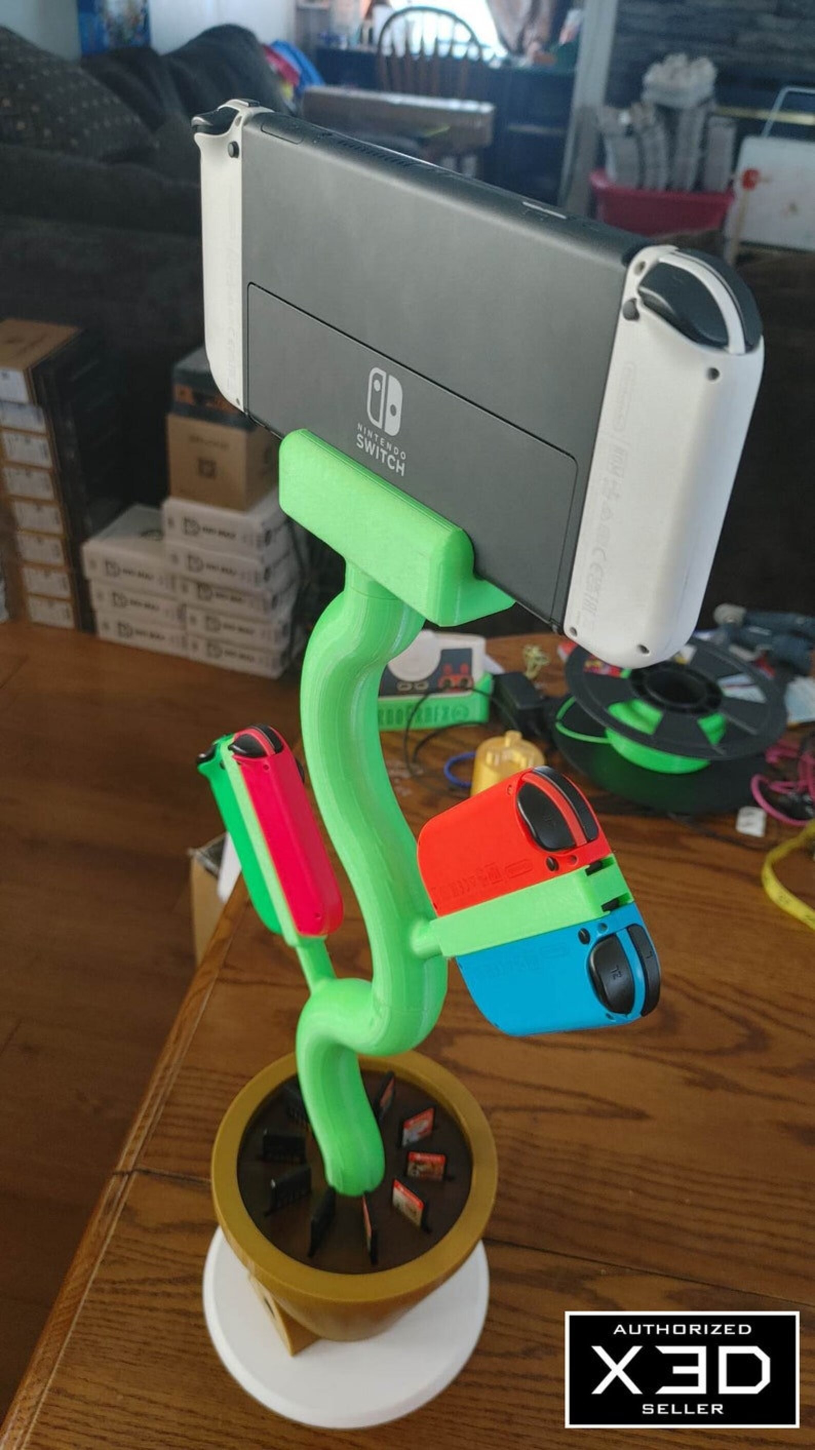 Nintendo Switch Piranha Plant Stand Tiktok - Etsy