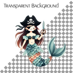 Watercolor Pirates Clipart Bundle - Pirate Ship Clipart, Pirate Map ...