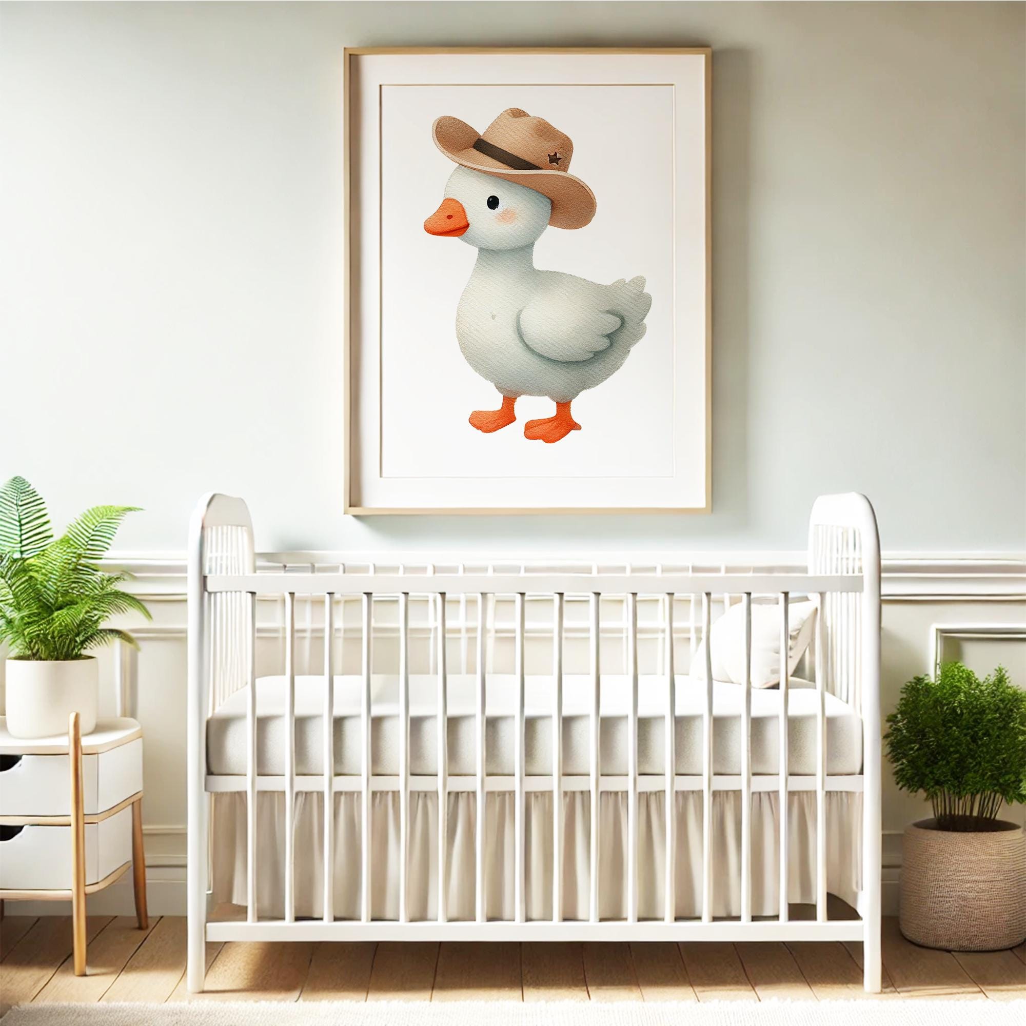 Cute Watercolor Goose Clipart, Cottagecore Watercolor Geese, Silly ...