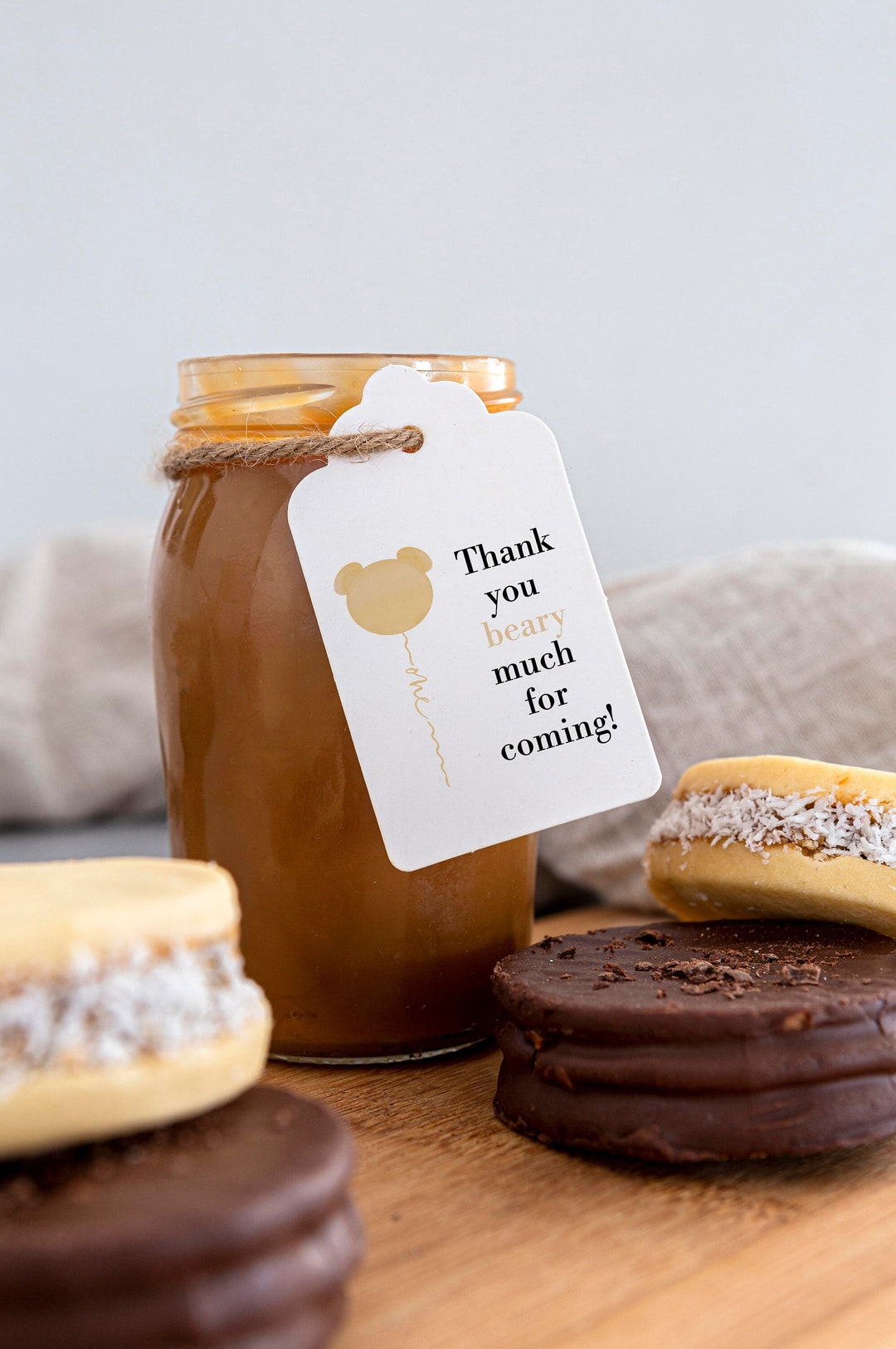 Thank You Tags | Party Favour Labels | Teddy Bear Theme | First ...