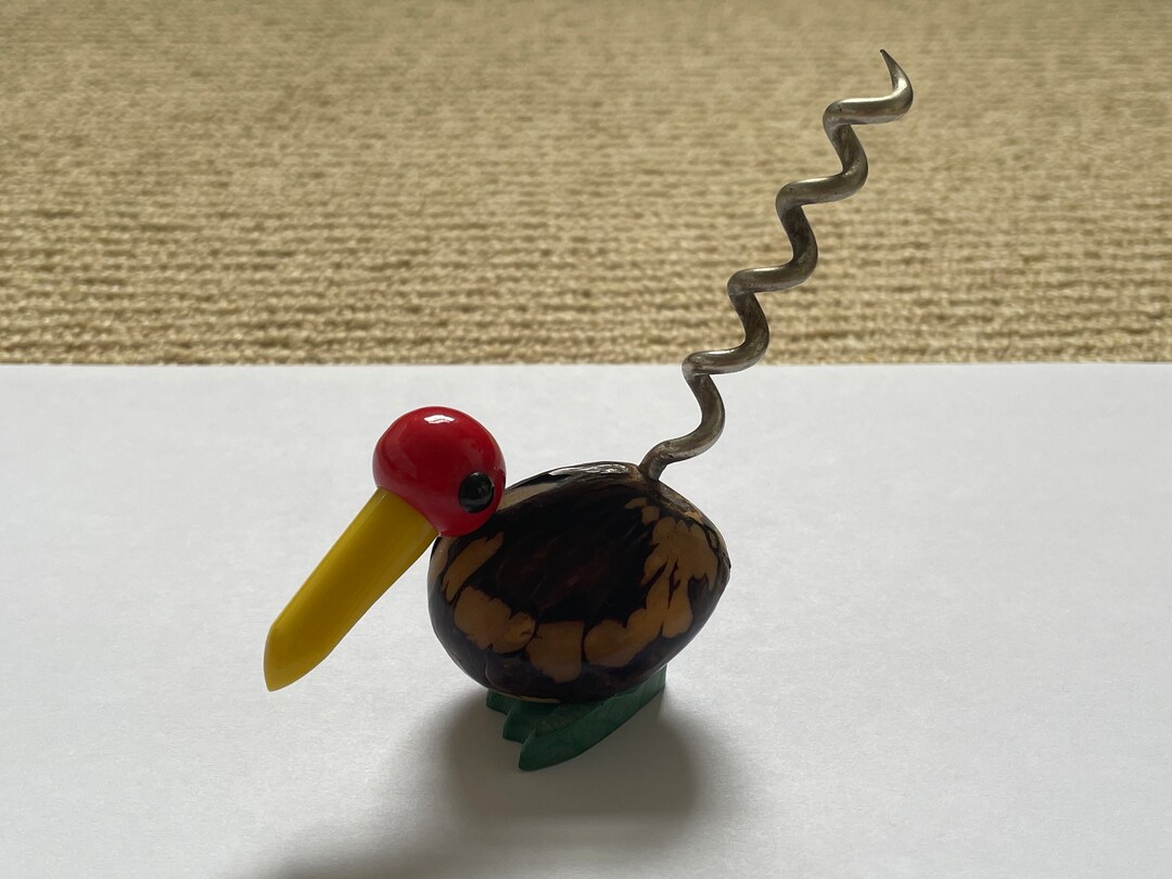 Art Deco Bird Corkscrew Bottle Opener - Etsy UK