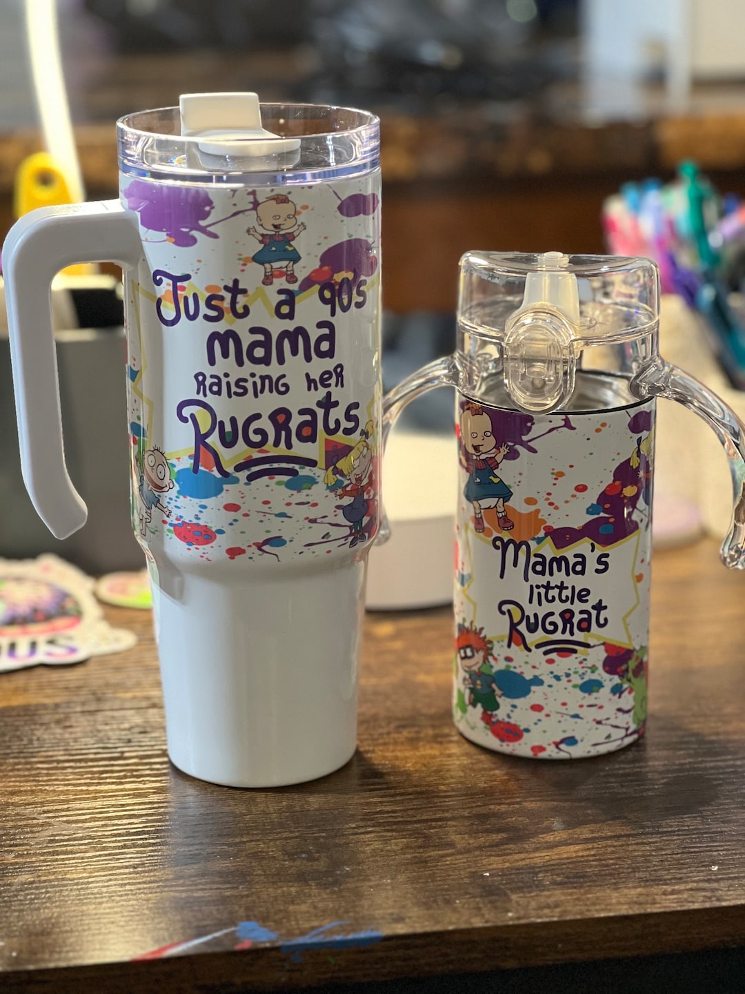 Just a 90’s Mama Raising Her Rugrats and Mama’s Little Rugrat Matching ...