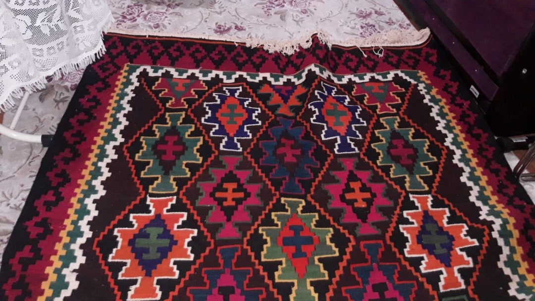 SHEEP WOOL RUG Turkish Rug Kilim Turk Rug - Etsy