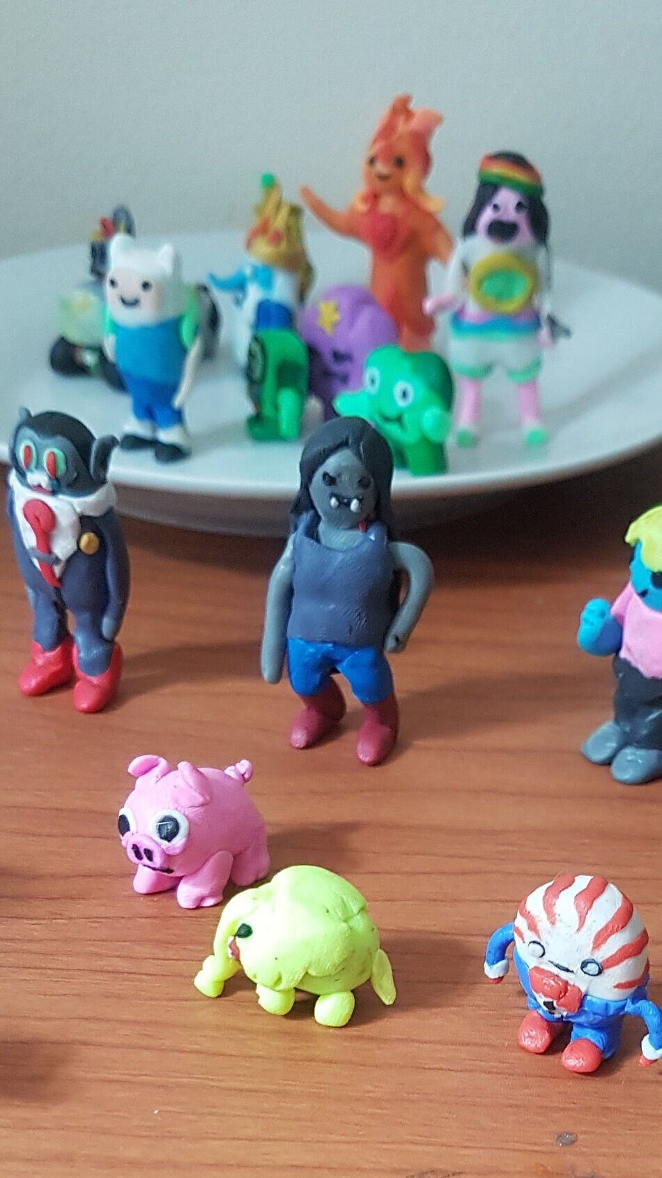 Adventure Time Miniatures. Adventure Time Mini Figures Made With Polymer Clay - Etsy