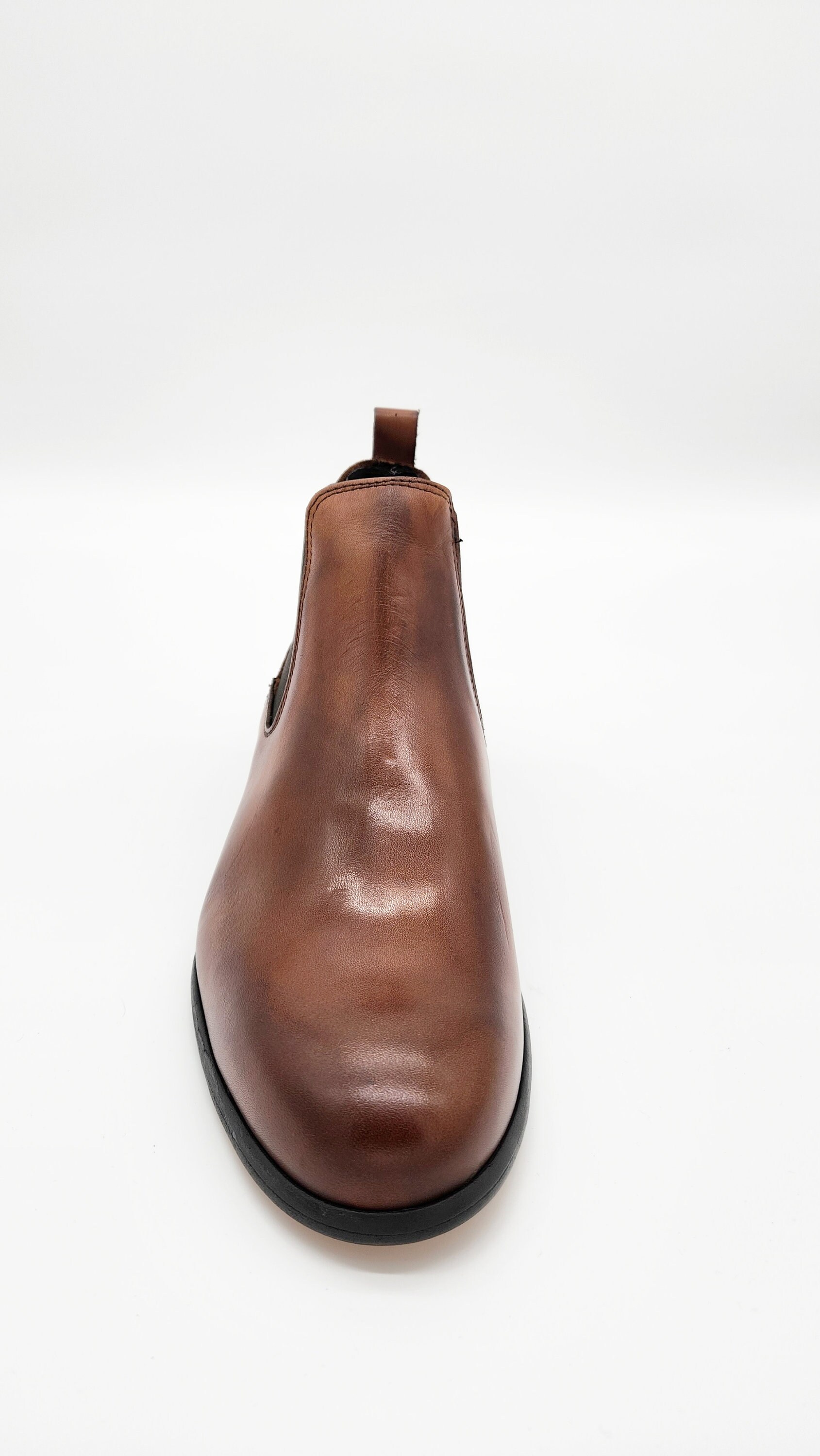 Chelsea Boots in Brown Leather Made in Italy Artisanal - Etsy