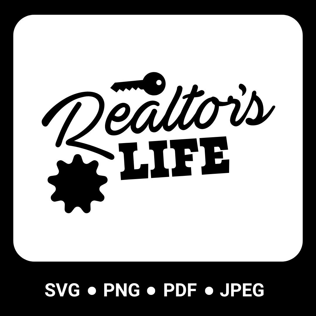 Real Estate Agent Sticker for Realtors, Realtor Svg, Realtor Sticker ...