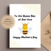 Queen Bee Printable Mother's Day Card, Animal Mom Mother's Day Card ...