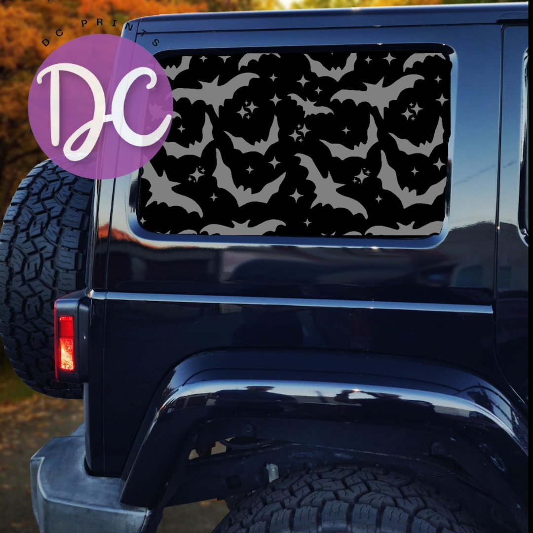Twinkle Bats Car Window Decal: Halloween Car Decor - Etsy
