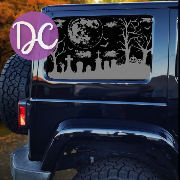 Halloween Car Decal - Etsy