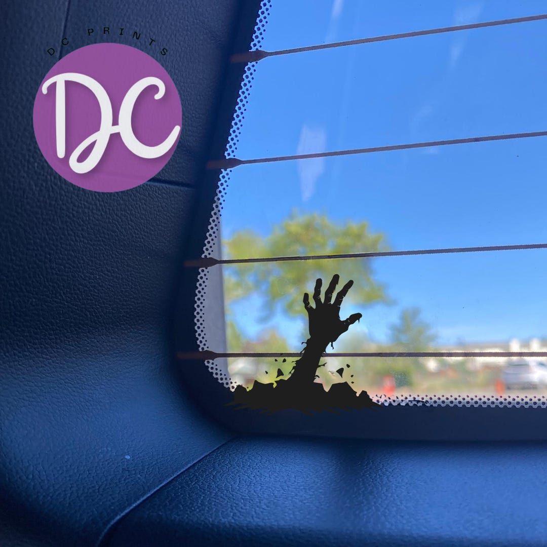 Zombie Hand Car Decal: Scratch Resistant Vinyl Sticker - Etsy