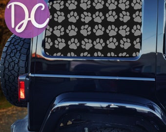 Skull Leopard Print Car Decal, Car Window Decal, Vinyl Decal Sticker ...