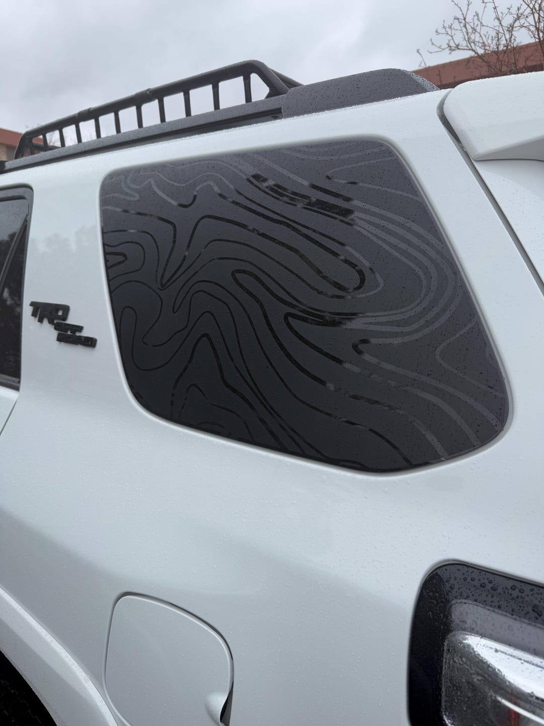 Topography Map Car Decal: Vinyl Window Sticker - Etsy