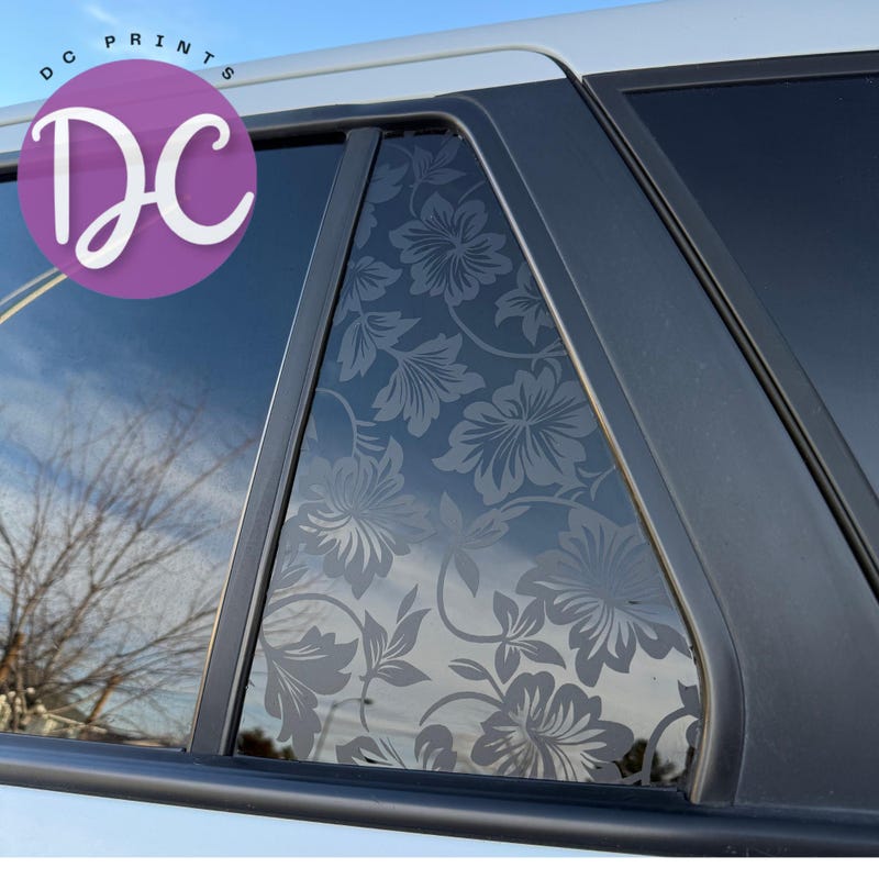 Floral Car Decals - Etsy