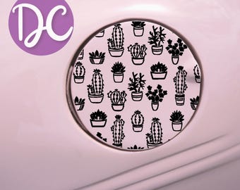 Western Gas Cap Car Decal, Car Window Decal, Vinyl Decal Sticker, Car ...