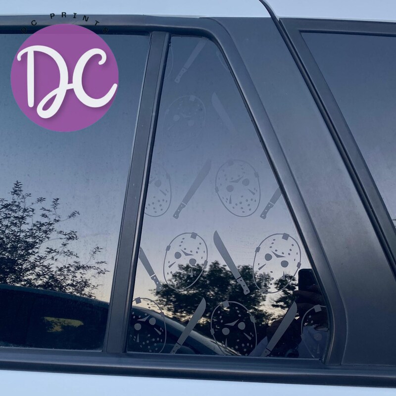 Scary Window Decal - Etsy