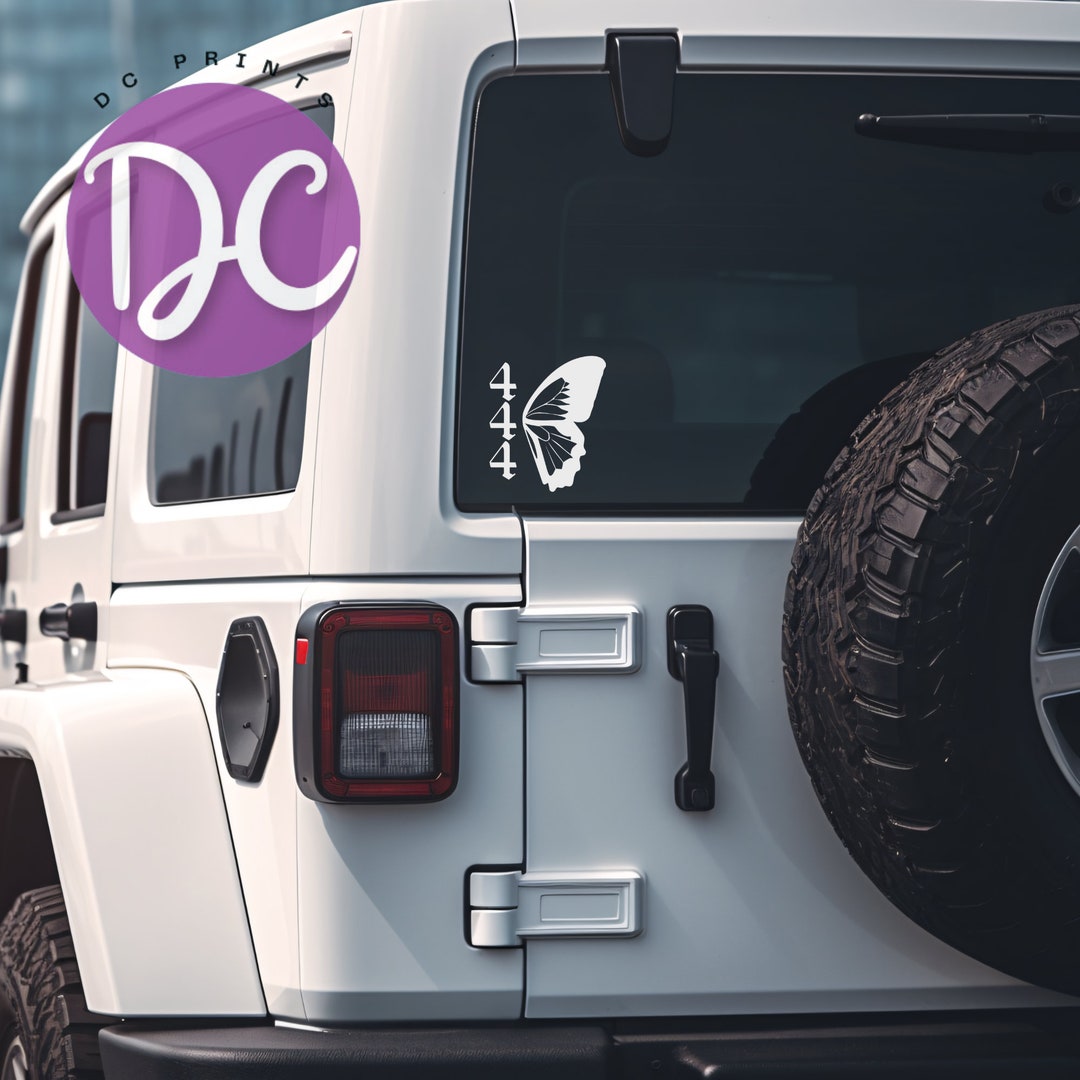 Angel Number Car Decal, Car Window Decal, Vinyl Decal Sticker, Car ...