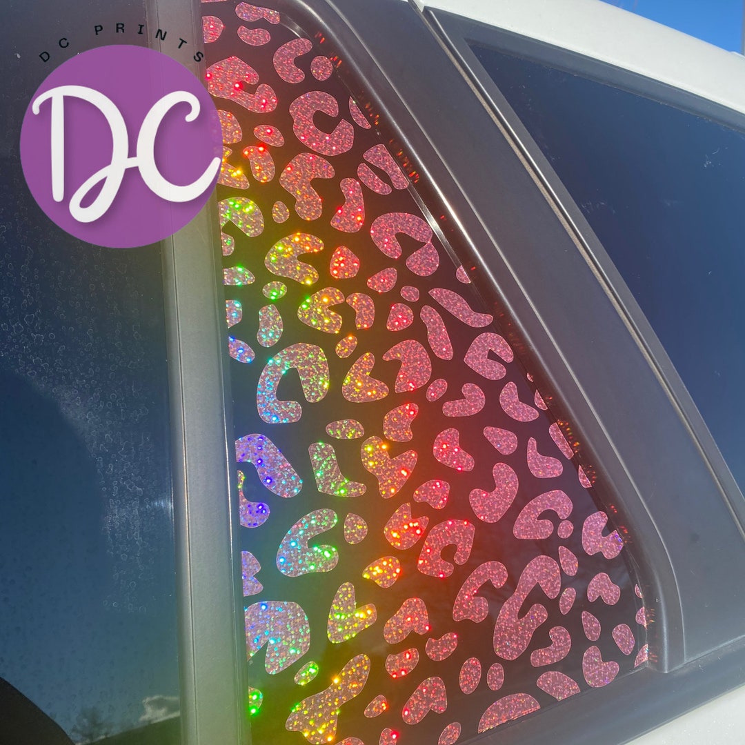 Leopard Print Car Decal - Etsy