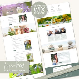Professional Wix Website Template for Alternative Practitioner, Healer ...