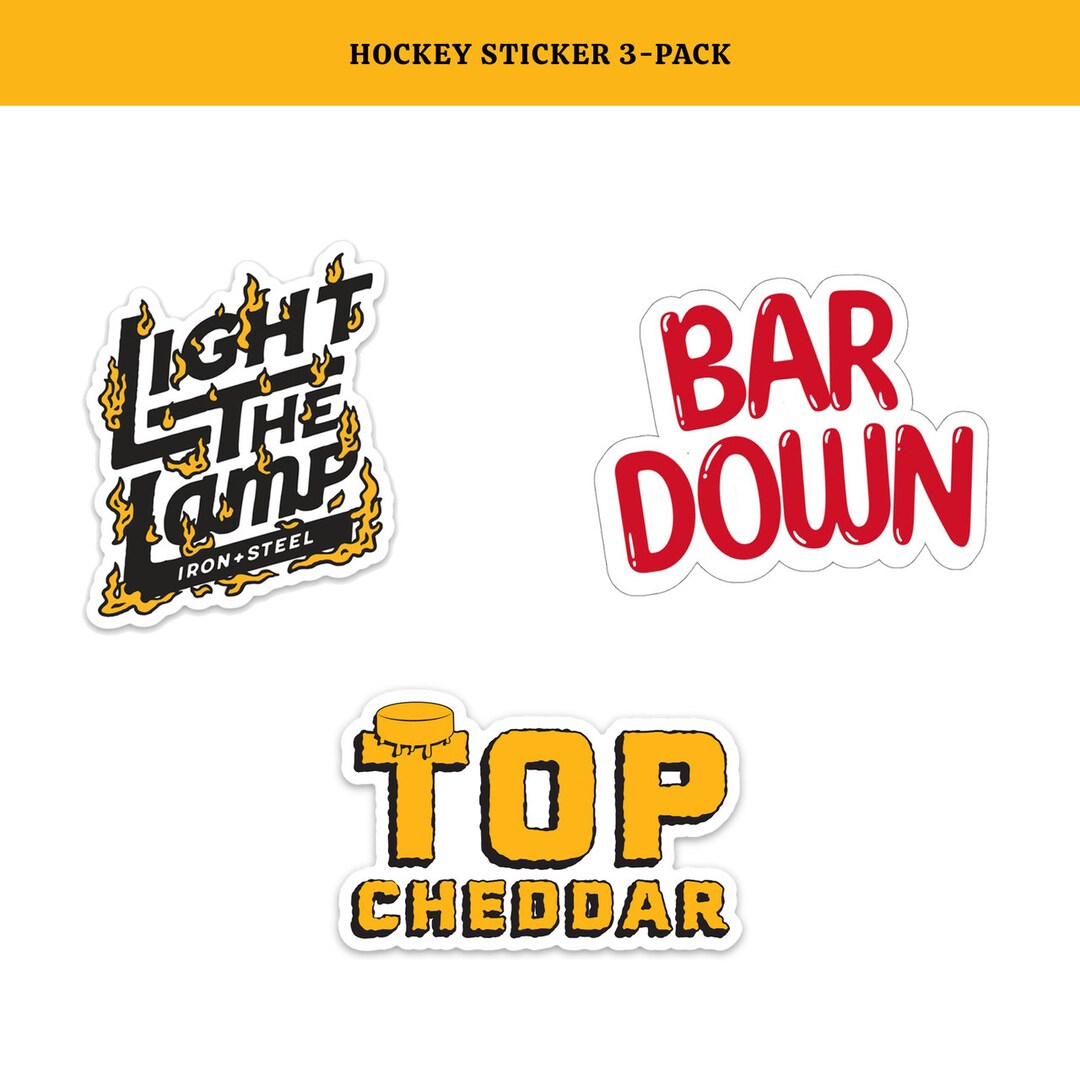 Goal Scorer Hockey 3 Sticker Pack - Etsy