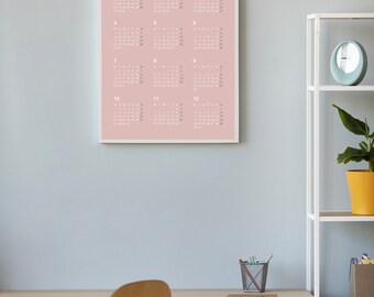 2024 A1 Poster Calendar, Premium Matte Paper, A1 Year Planner, A1 ...