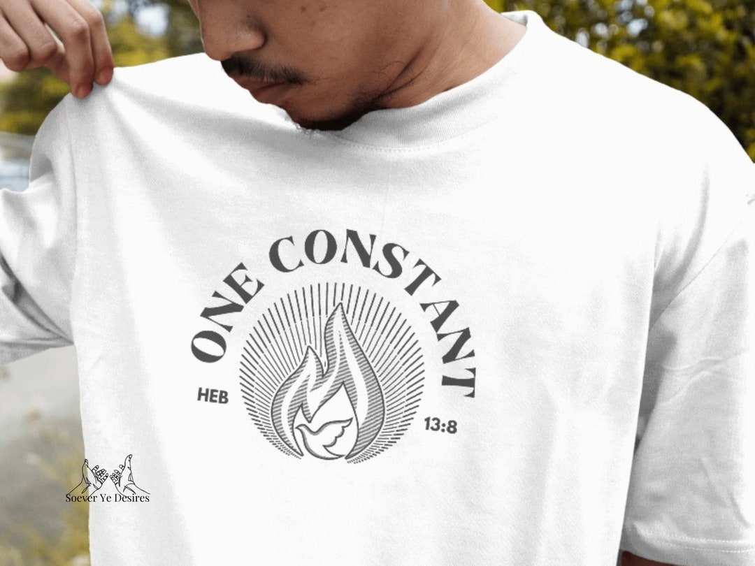 One Constant Tee, Christian-themed T-shirt, Christian Apparel, Bible ...