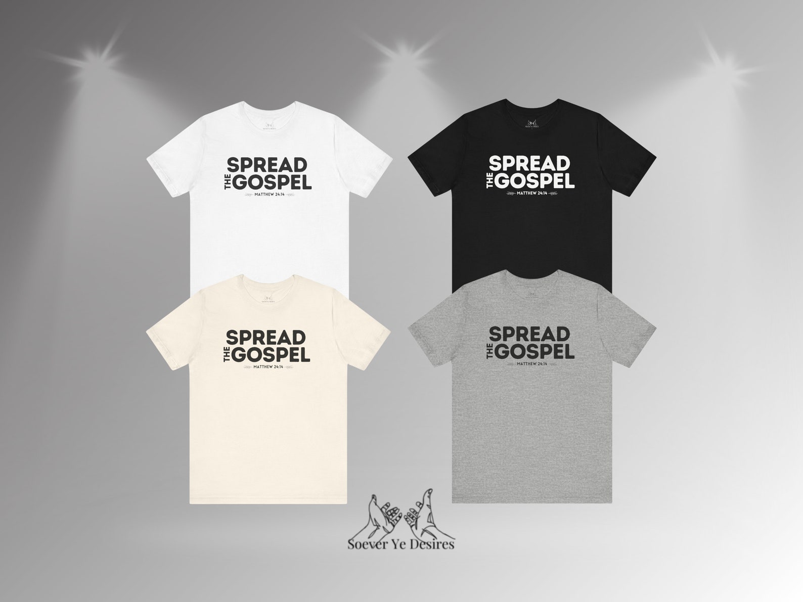 Spread the Gospel Tee, Christian T-shirt, Faith Shirts, Gospel Shirt ...